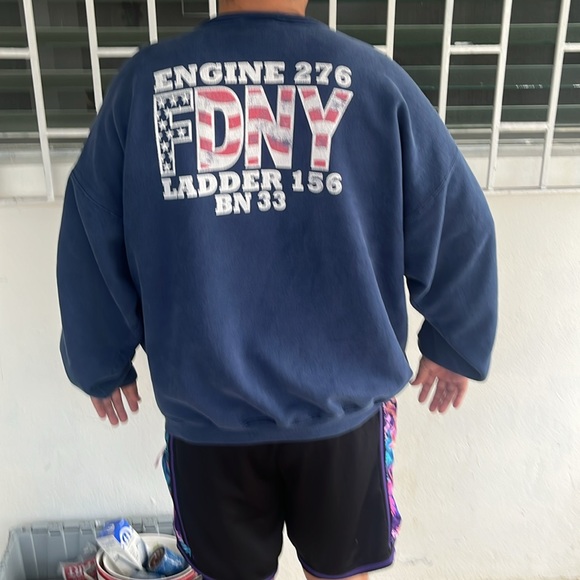 Hanes | Sweaters | Vintage 2xl Fdny Fire Department New York Crewneck ...